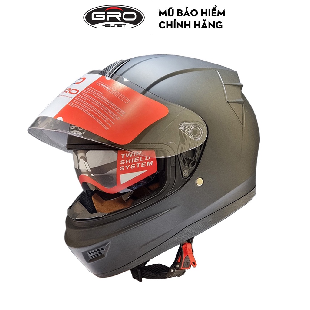 Mũ bảo hiểm FullFace GRO HELMET ST26 chuyên phượt 2 kính, an toàn, hiện ...