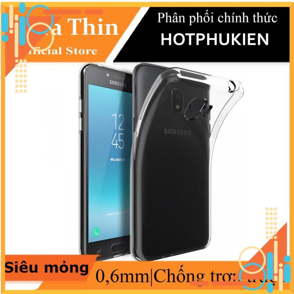 Ốp lưng dẻo Ultra Thin dành cho Samsung Galaxy J2 Pro-Hàng chính hãng(mỏng 0.6mm, Trong suốt ...