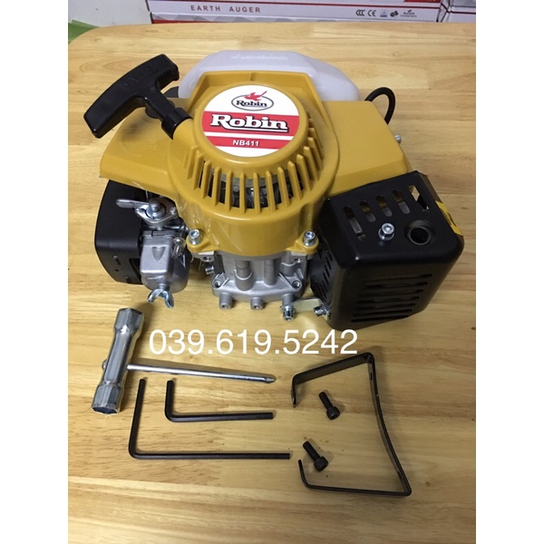 Đầu động cơ máy cắt cỏ hai thì Robin NB411 Nhật chính hãng | Shopee ...