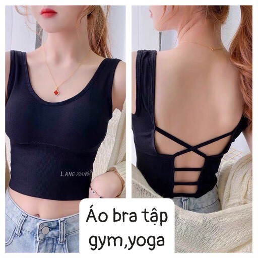 Áo bra tập gym yoga bra thể thao dáng crotop hàng xịn giá rẻ áo tập cho ...