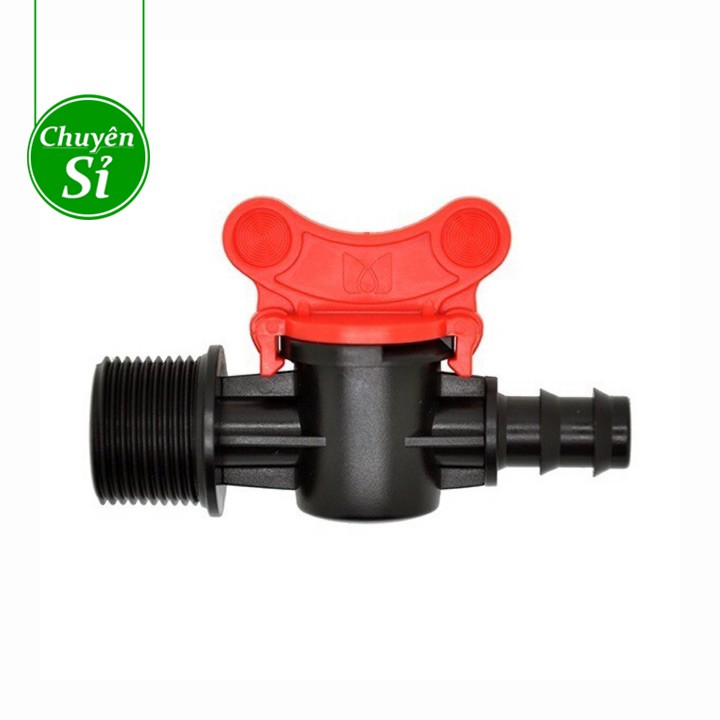 HCM Van khởi thủy ren ngoài 21 nối ống 16mm, 20mm - Van khóa ống tưới ...