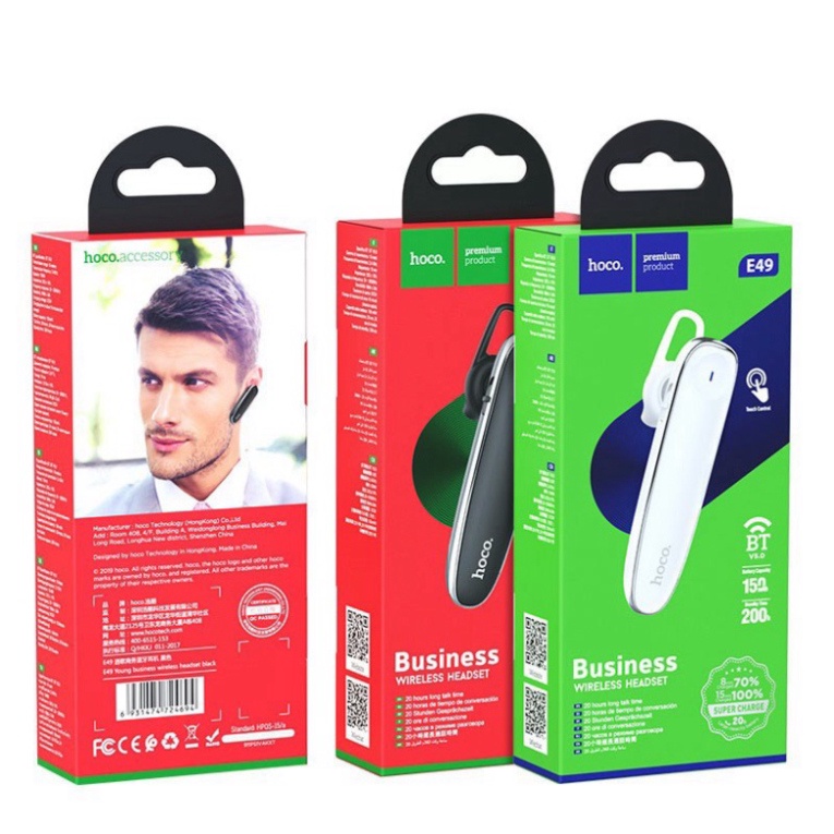 Tai Nghe Bluetooth Hoco E49 Chính Hãng | Shopee Việt Nam
