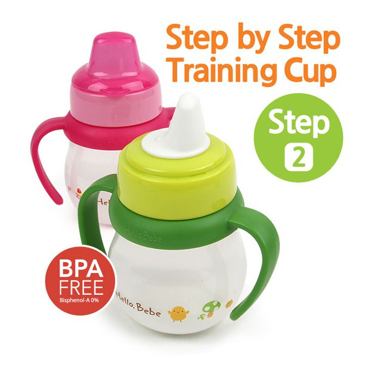 Bình tập uống Hello Bebe Lock&Lock cho bé 150ml step 2 HBB203P | Shopee ...