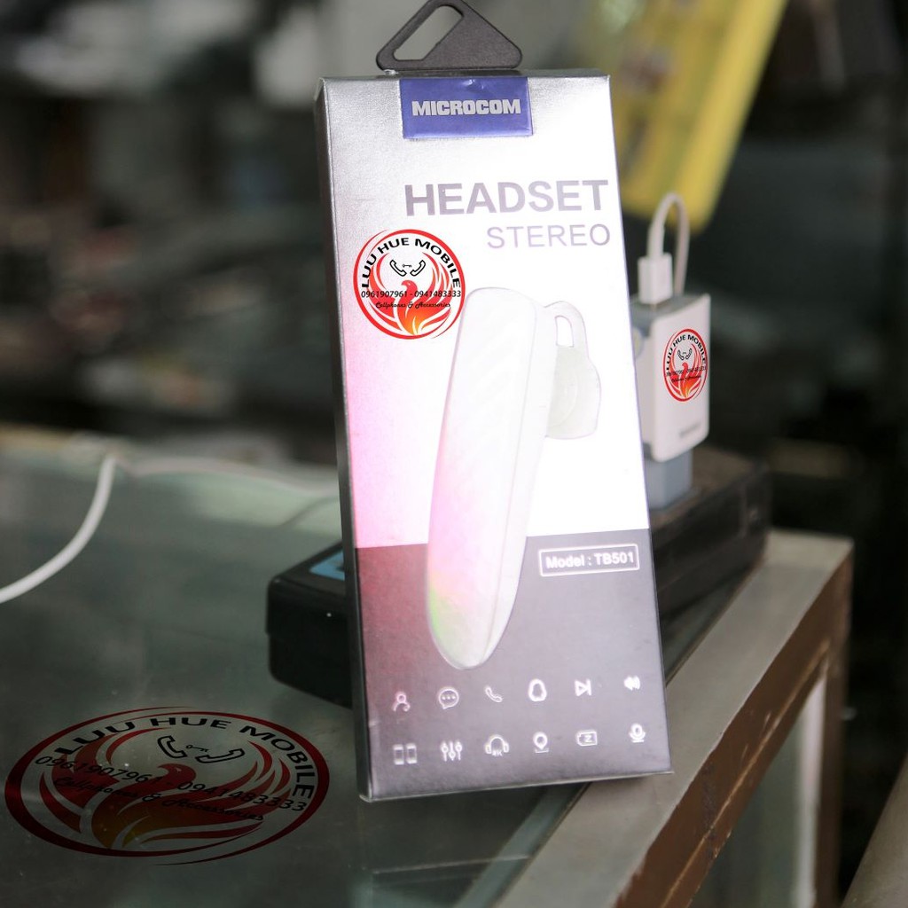 Tai nghe Bluetooth TB-501 chính hãng Microcom | Shopee Việt Nam