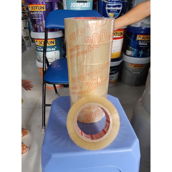 Băng keo OPP trong cuộn 200yard | Shopee Việt Nam