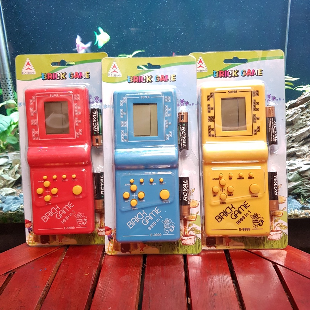 Máy chơi điện tử cầm tay , máy game xếp hình huyền thoại của tuổi thơ ...