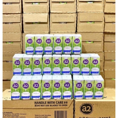 Thùng 24 hộp sữa nước A2 Full cream -200ml - New Zealand | Shopee Việt Nam