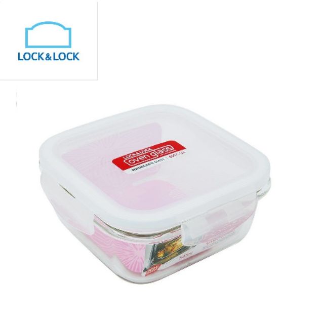 Hộp Thủy Tinh Lock&Lock Glass Clear Square LLG215 (540ml) | Shopee Việt Nam