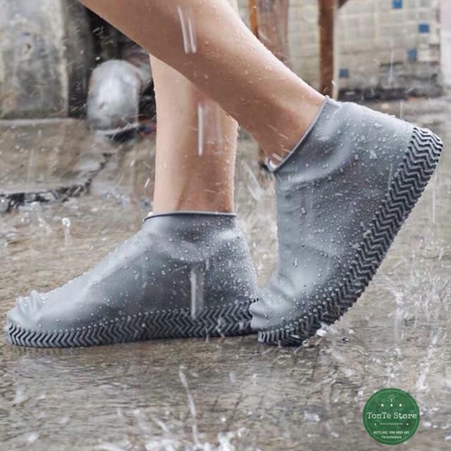 Bọc giày đi mưa silicon đàn hồi siêu bền - phụ kiện giày dép ...