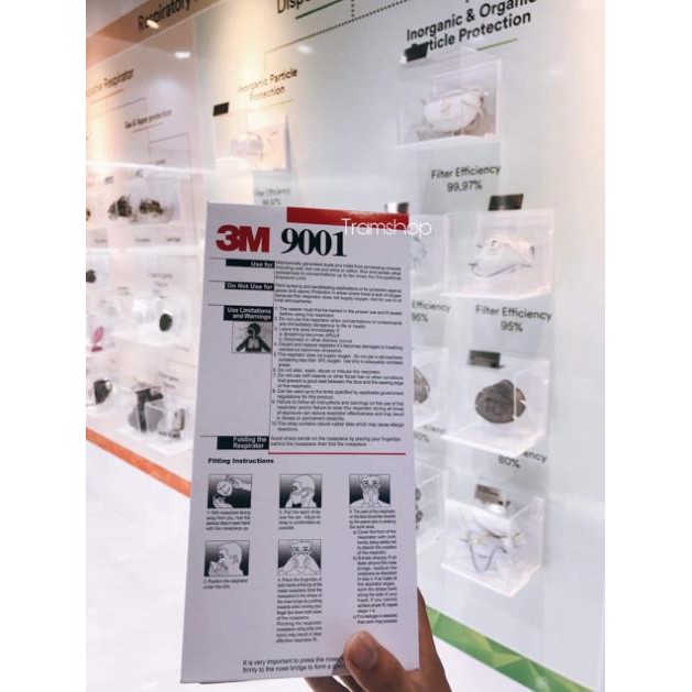 [khẩu trang 9001] NGUYÊN SEAL HỘP 50cái 3m 9001- CHÍNH HÃNG ( hiếm ...