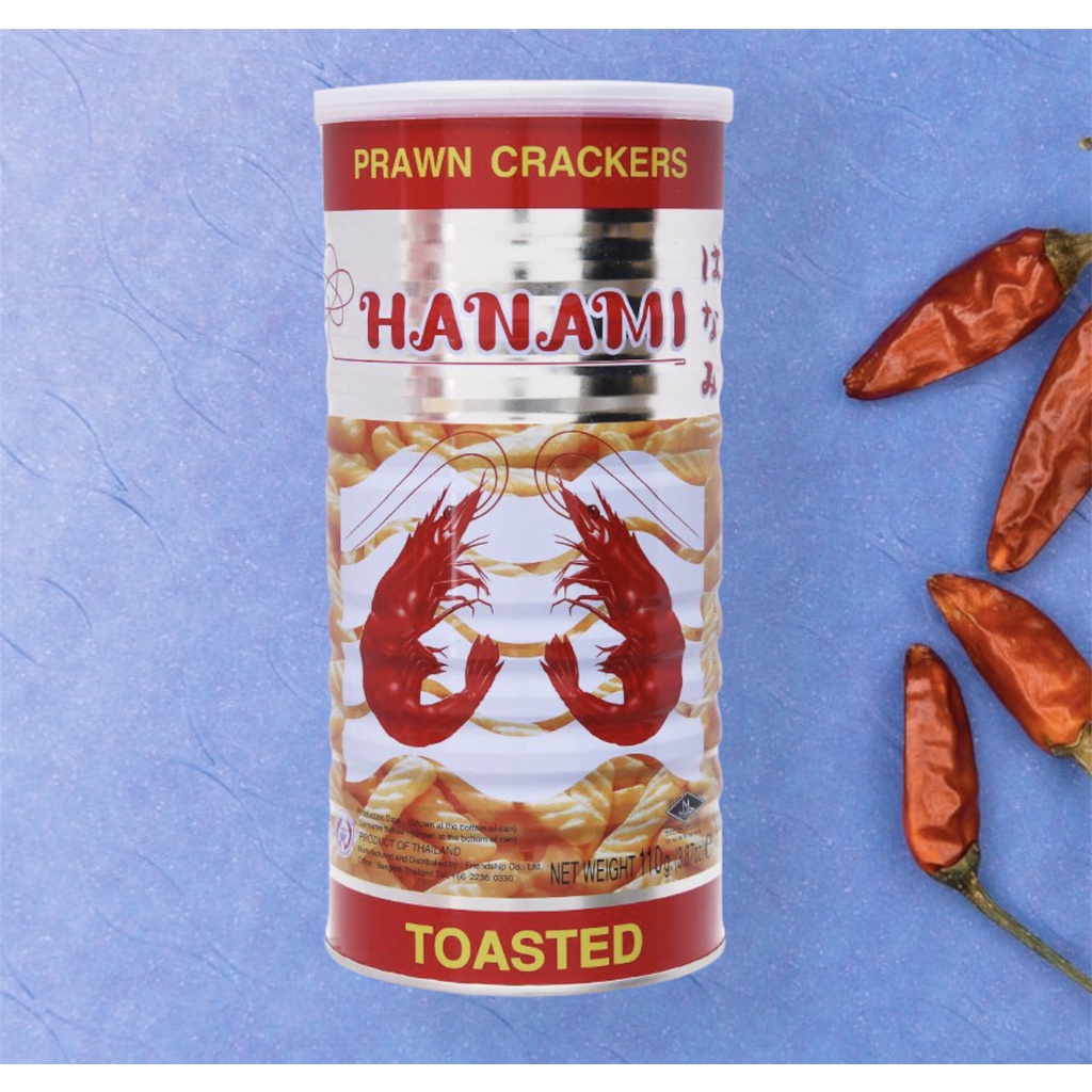 SNACK TÔM HANAMI THÁI LAN LON 110G | Shopee Việt Nam