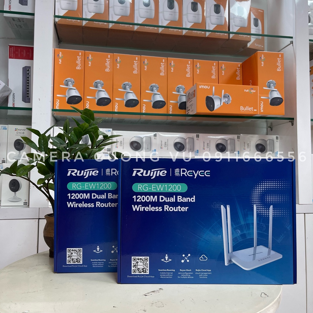 Bộ phát Roter Wifi Mesh RUIJIE RG-EW1200 AC1200 Dual-band, chế độ ...