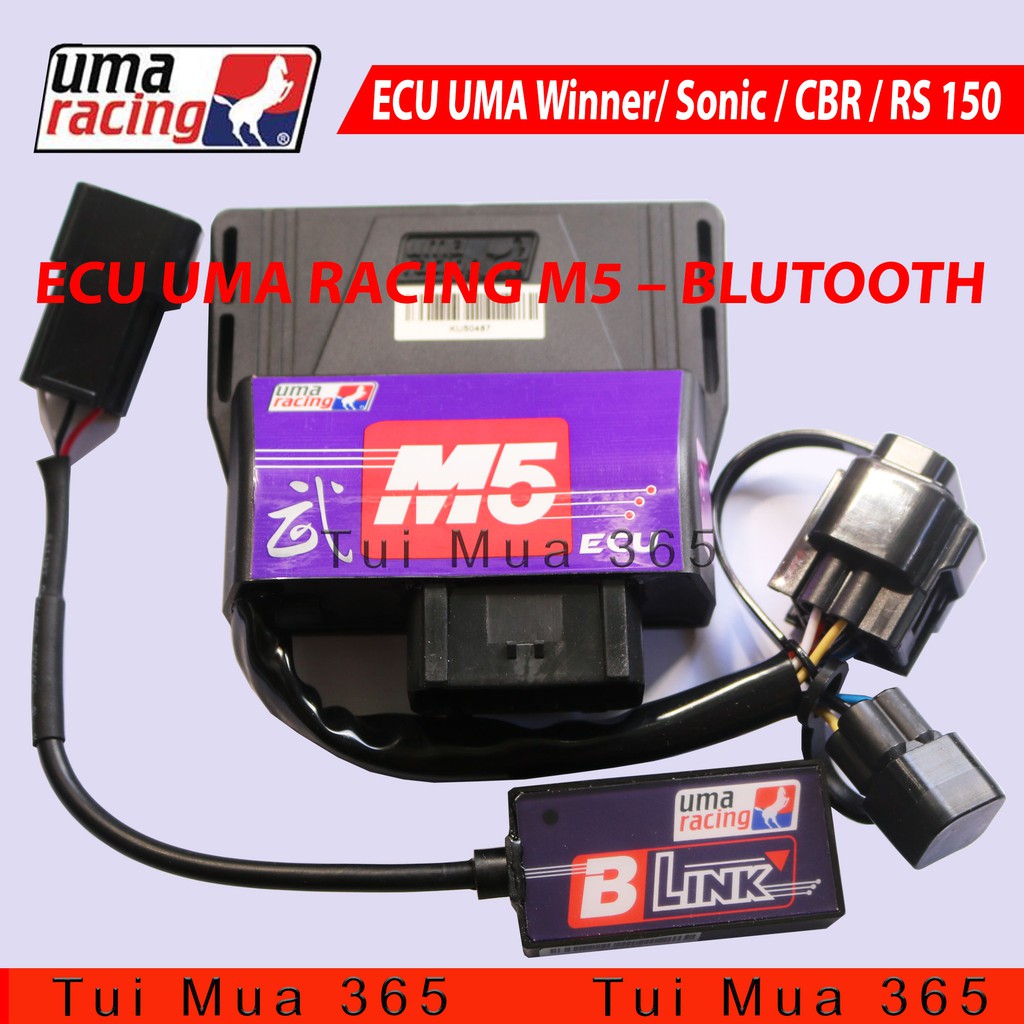 ECU UMA RACING M5 BLUTOOTH CONNECTION TUNING CHO WINNER, SONIC, CBR, RS ...
