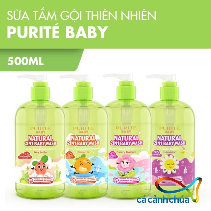 [ Chính hãng ] Sữa Tắm Gội Toàn Thân Cho Bé Purite Baby Hương Hoa Thiên ...