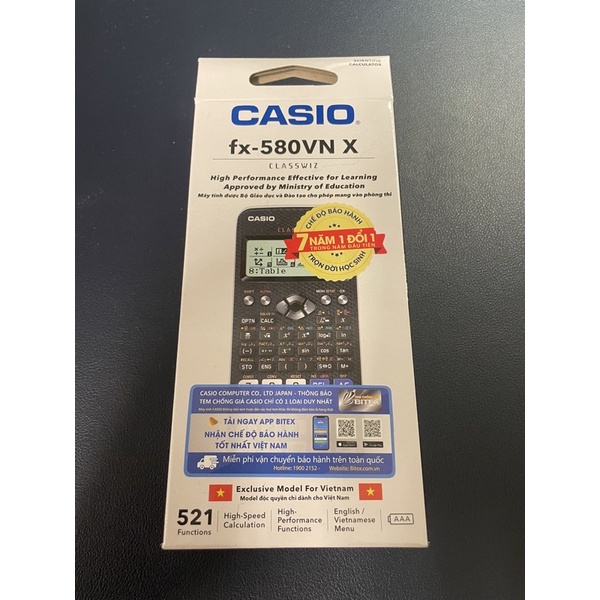 Máy Tính Casio Fx-580VN X | Shopee Việt Nam