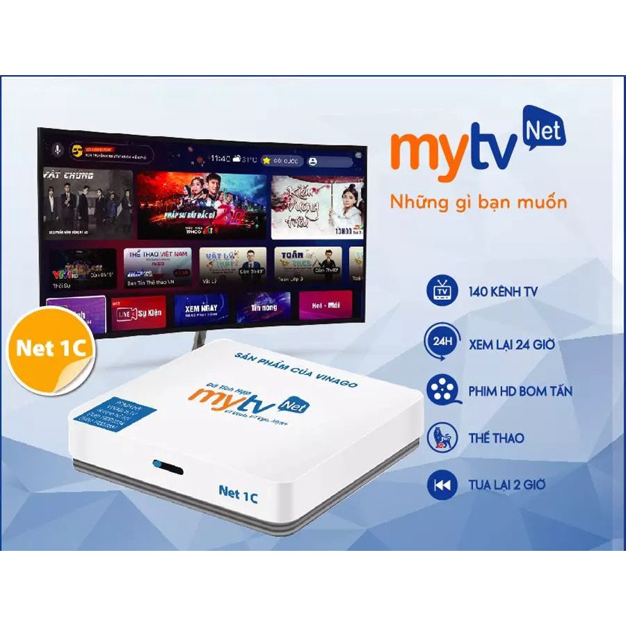 BOX SMART MYTV NET 1C - 2021 RAM 2G-ROM 16GB CHÍNH HÃNG. | Shopee Việt Nam