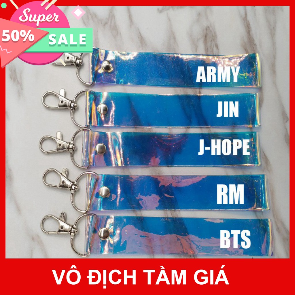 Chuyendokpop Nametag hologram BTS - xanh | Shopee Việt Nam