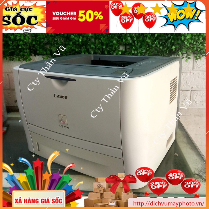 Máy in laser trắng đen canon lbp 3310 hàng đã qua sử dụng có in 2 mặt ...