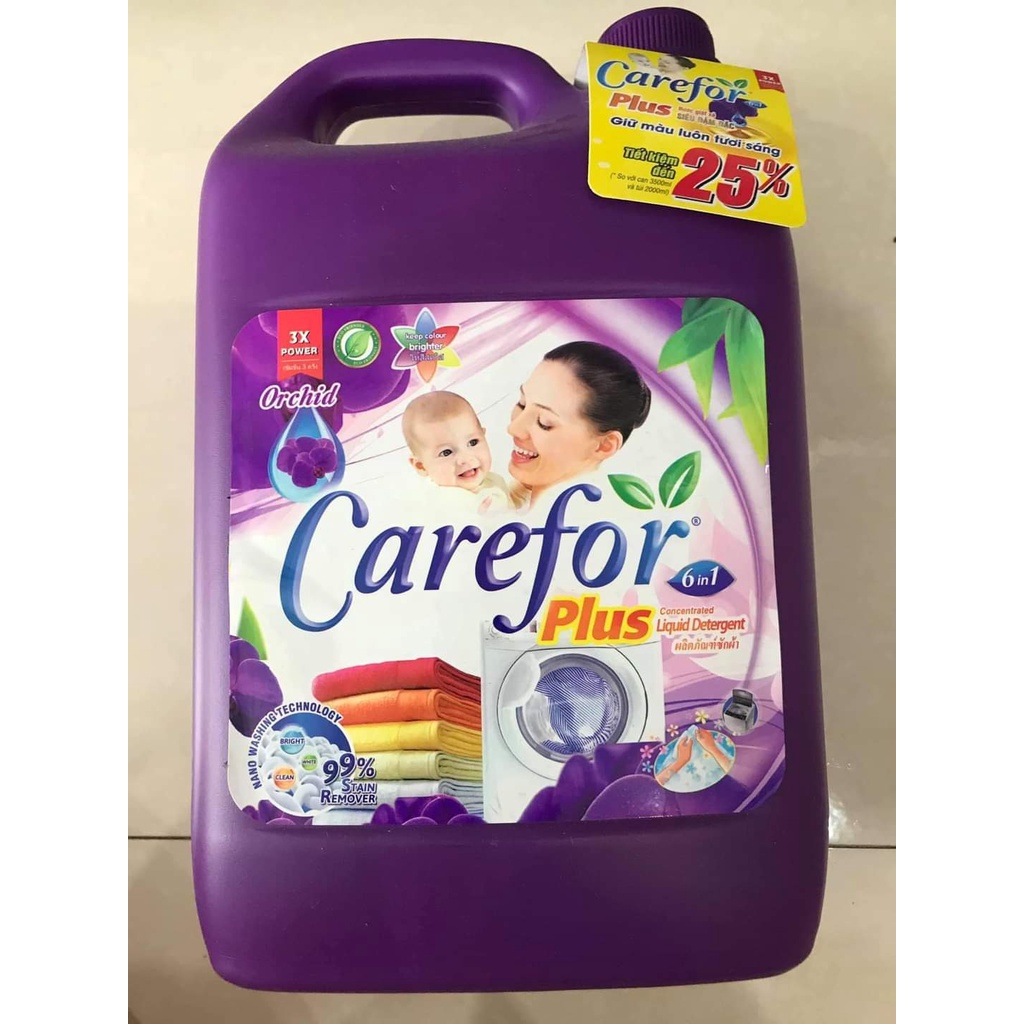 Nước giặt xả đậm đặc Carefor 5000ml công nghệ Thái Lan | Shopee Việt Nam