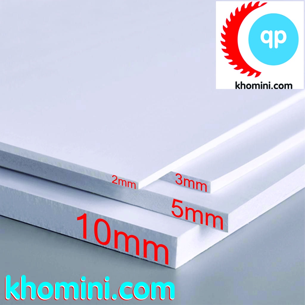 Tấm Fomex A2 - PVC Foam - 40x60cm, Dày - 2, 3, 5, 8, 10mm - Bìa làm Nội ...