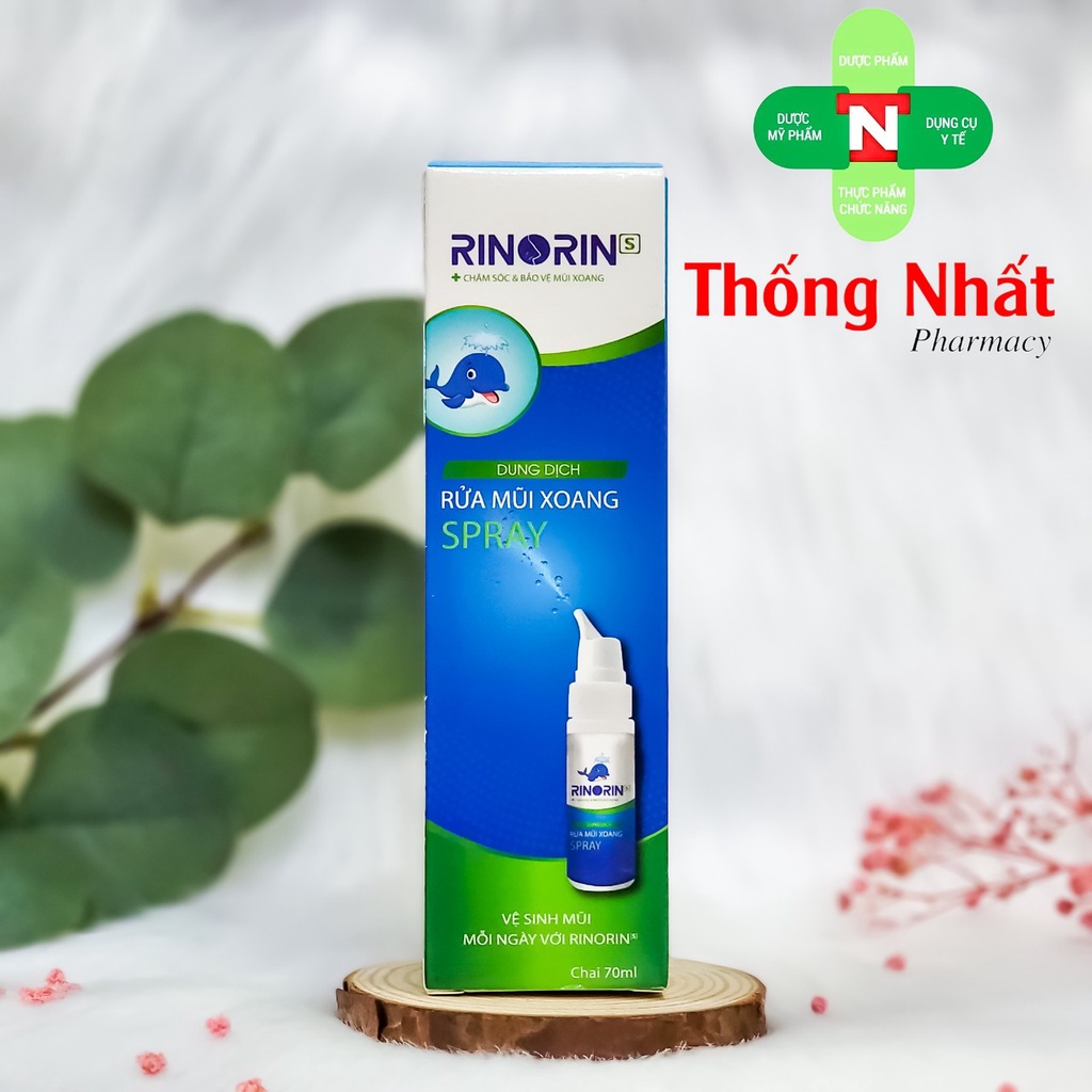 Xịt mũi giảm xoang, ngứa rát Rinorin Spray chai 70ml | Shopee Việt Nam