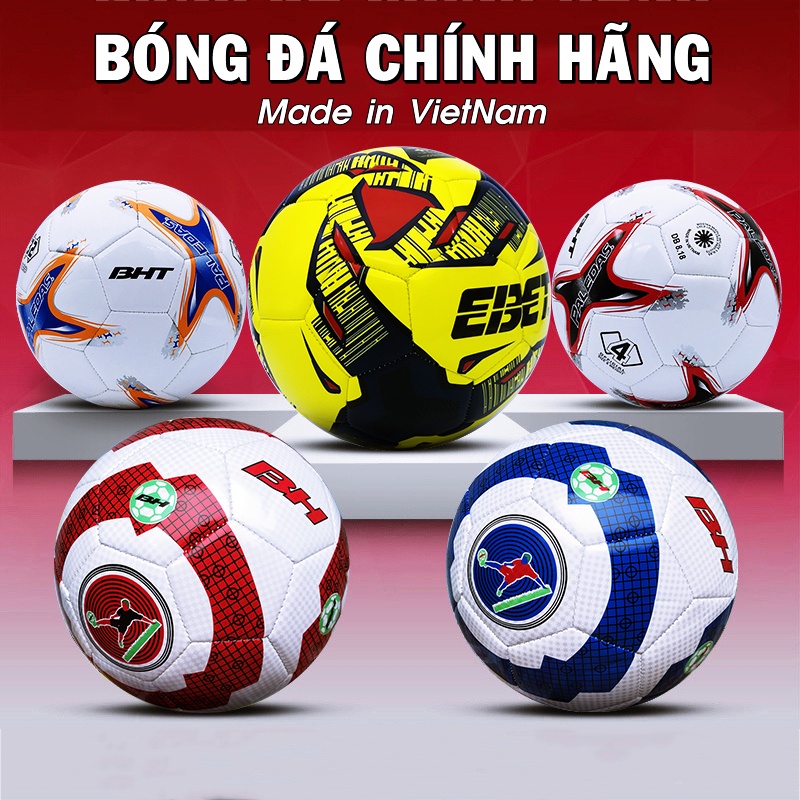 Quả Bóng đá Da Mẫu Bóng Mới Nhất - Bóng số 4 - Tặng kèm kim bơm và túi ...