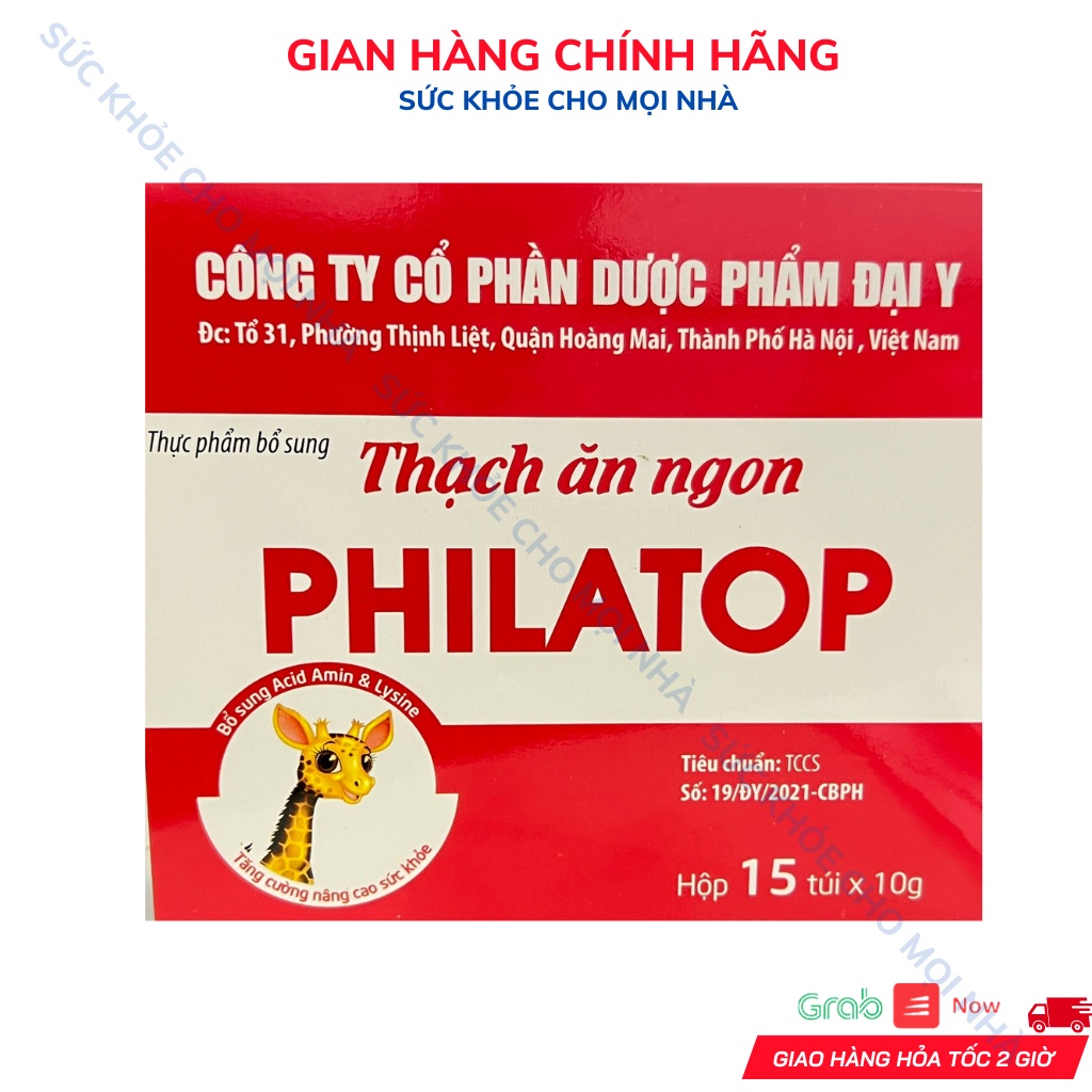 Thạch ăn ngon philatop bổ sung đạm giúp tiêu hóa tốt ăn ngon hơn,tăng ...