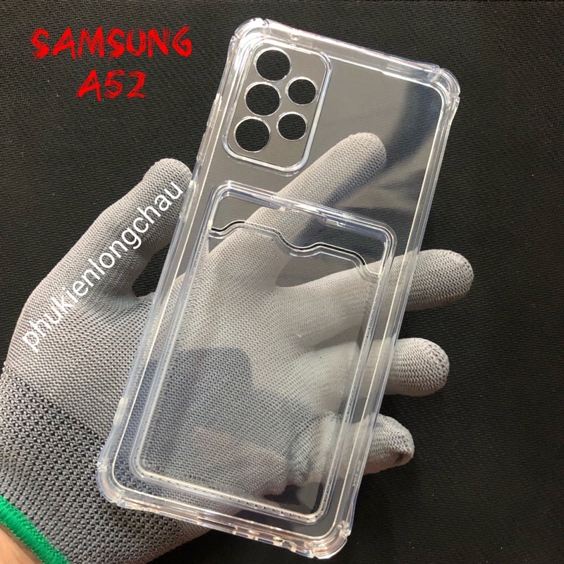 Ốp Lưng Samsung A52 4G / A52 5G / A52s Trong Chống Sốc Gù Bảo Vệ Camera Kèm Ngăn Đựng Thẻ Card ...