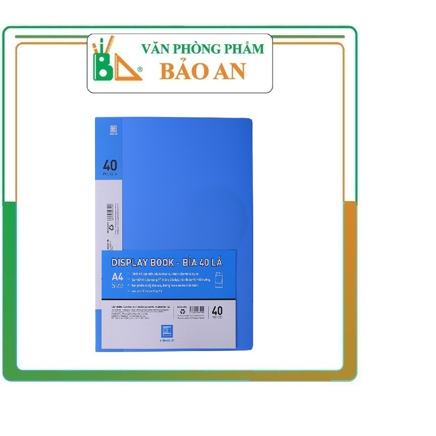 Bìa nhựa 20 lá A4 Hồng Hà - cặp file tài liệu văn phòng (6603) | Shopee Việt Nam