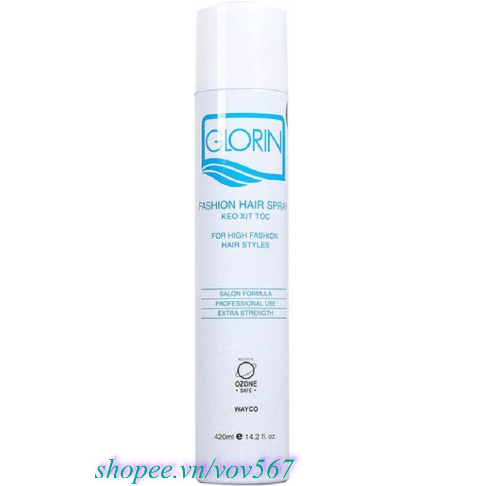 Keo Xịt Tạo Kiểu Tóc 420ml Glorin Chính Hãng, Vov567 Cung Cấp & Bảo Trợ ...