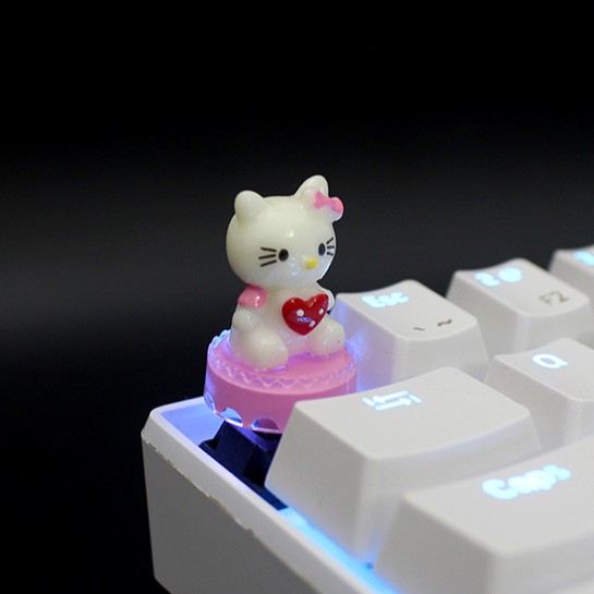 Keycap lẻ hình Hello Kitty siêu dễ thương( Keycap Artisan ) | Shopee ...