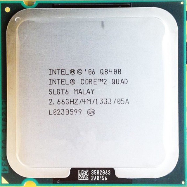 Q8400, SK775, Bộ xử lý Intel® Core™2 Quad Q8400. 8300 4M bộ nhớ đệm, 2 ...