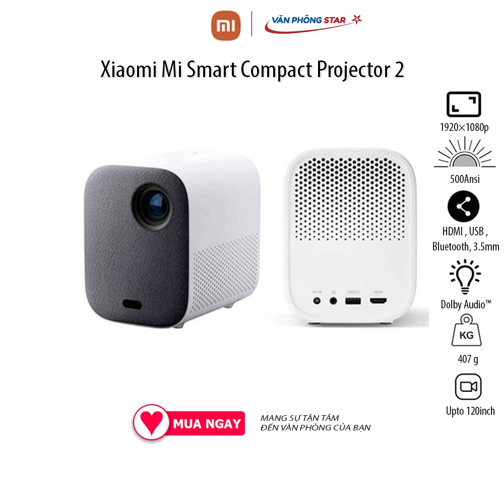 Máy chiếu thông minh Xiaomi Mi Smart Compact Projector 2 - Full HD ...