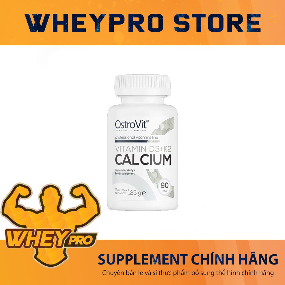 Ostrovit Vitamin D3 K2 Calcium (90 Viên) | Shopee Việt Nam