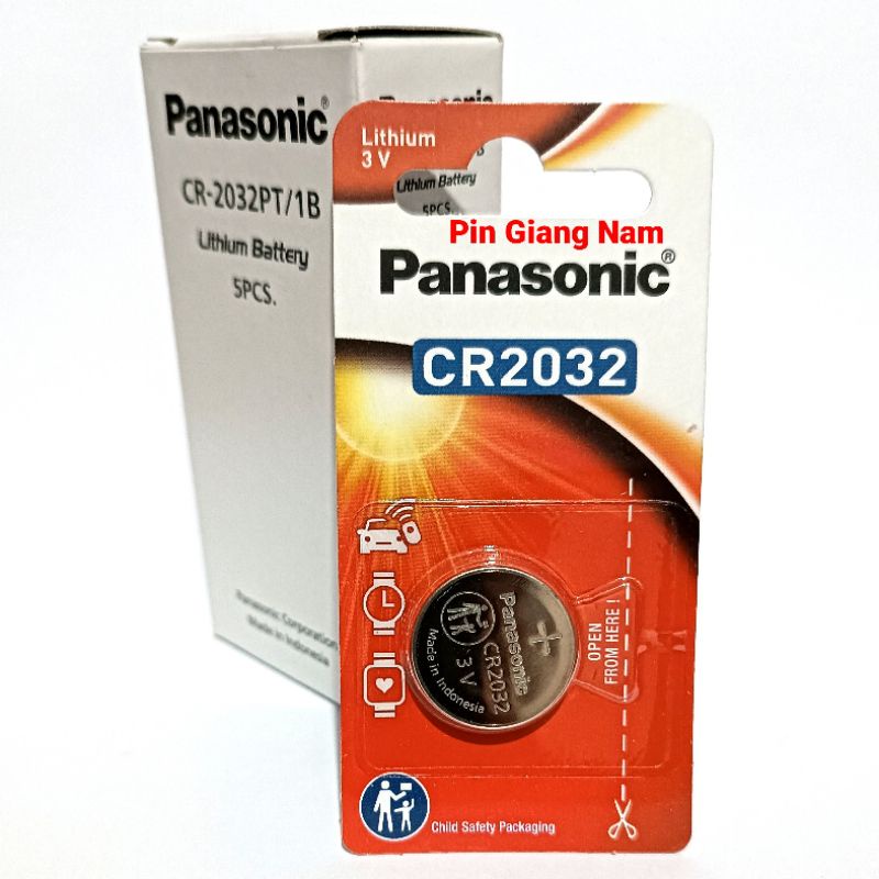 Pin CR2032 / CR2025 / CR2016 Panasonic Lithium 3V Vỉ 1 Viên Loại Cao Cấp | Shopee Việt Nam