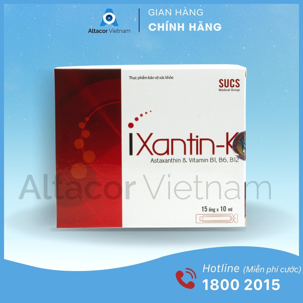 [CHÍNH HÃNG] - SIRO BỔ MẮT IXANTIN-K ( ASTAXANTHIN & VITAMIN B1, B6 ...