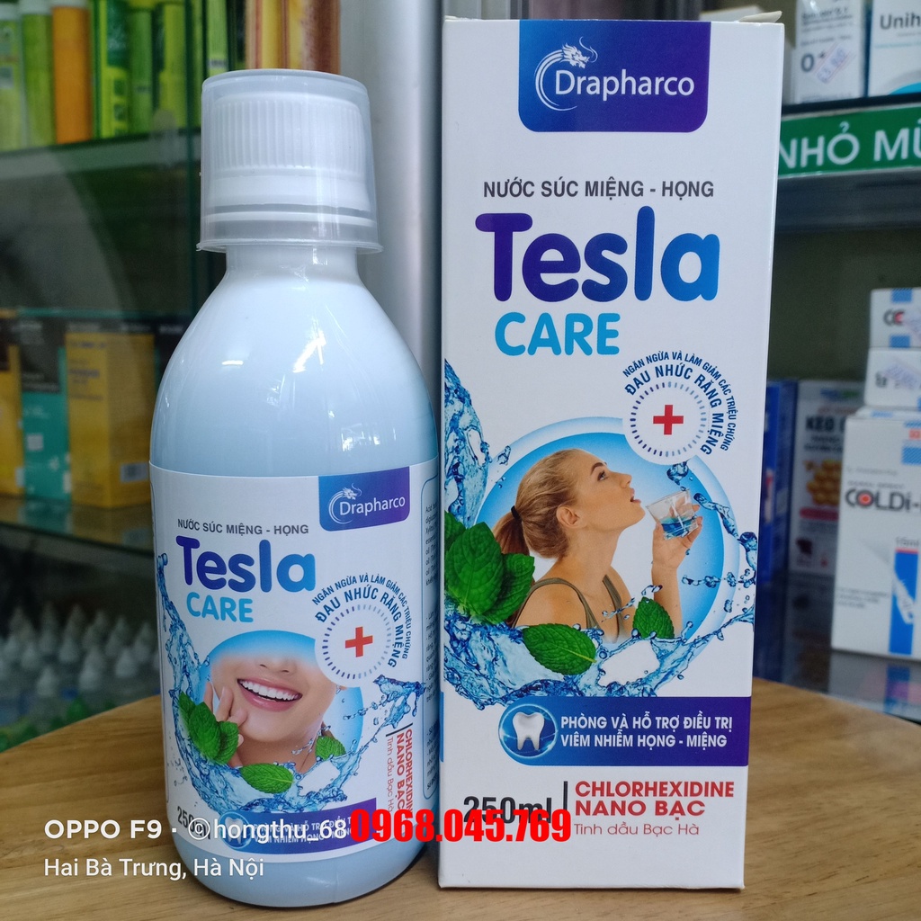 Nước súc miệng - họng Tesla CARE chai 250ml | Shopee Việt Nam