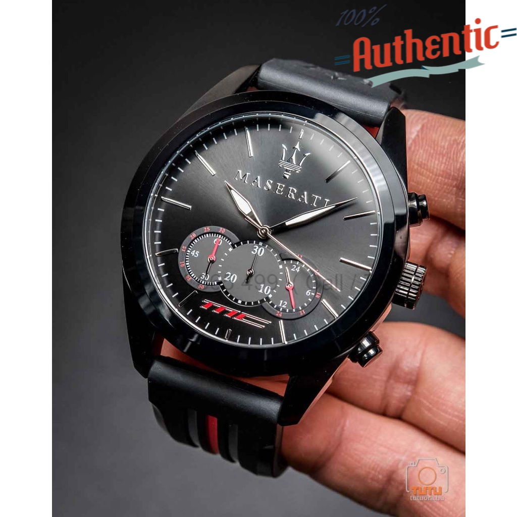 Đồng Hồ Nam Maserati Traguardo Chronograph Black Dial Mens R8871612004 ...