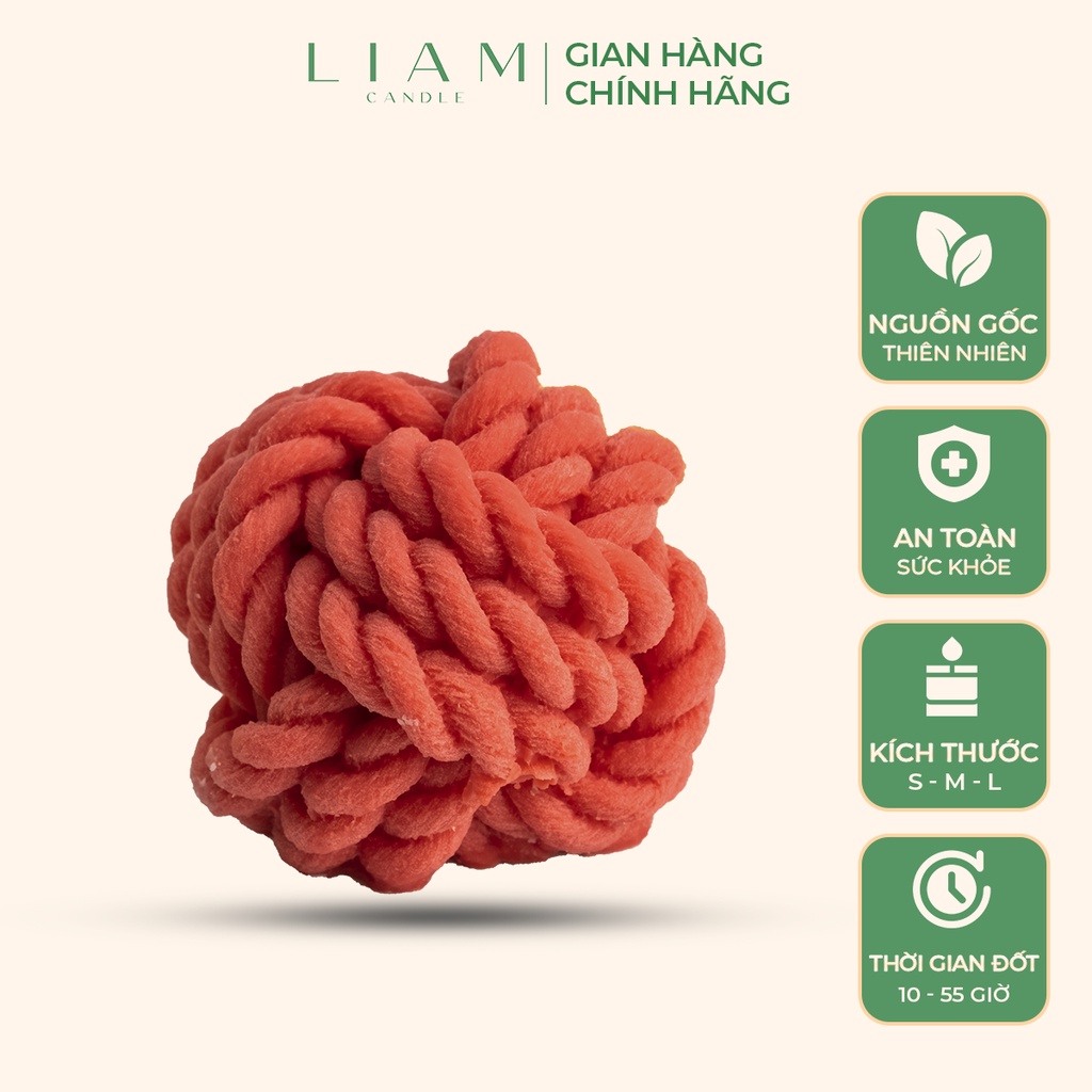 Nến Cuộn Len Liam Candle Hương Thơm Thư Giãn Giúp Giảm Căng Thẳng ...