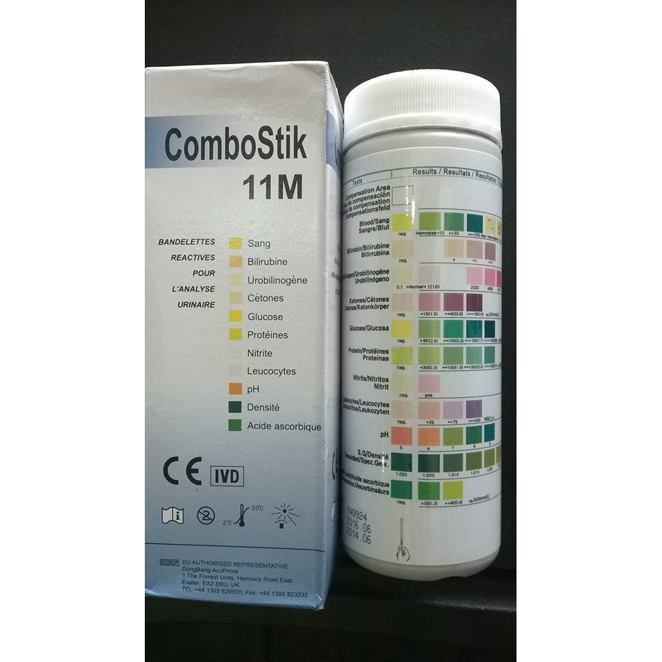 que thử nước tiểu COMBOSTIK 11 THÔNG SỐ | Shopee Việt Nam