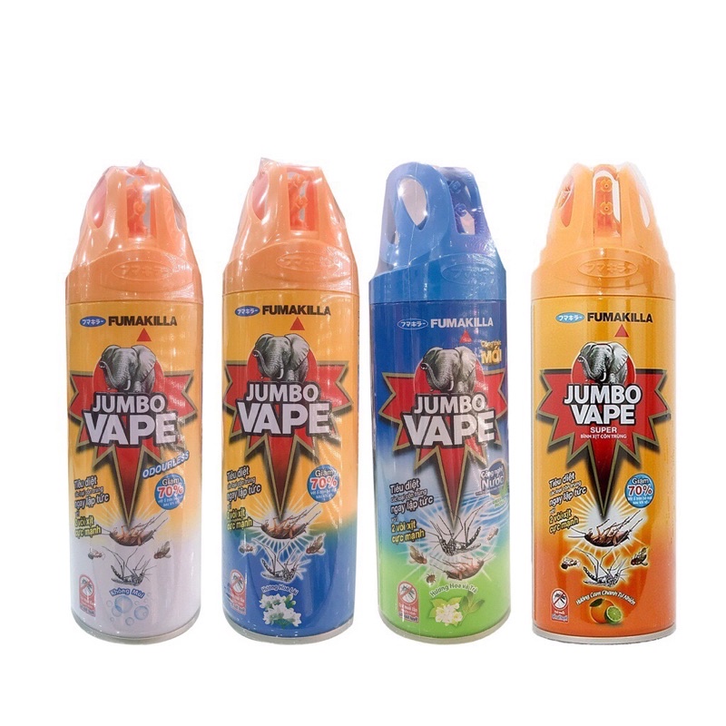 BÌNH XỊT CÔN TRÙNG MUỖI JUMBO VAPE DẠNG CHAI 300ML. | Shopee Việt Nam