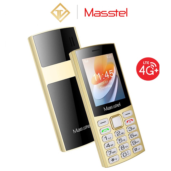 Điện thoại Masstel Lux 20 4G - Sang trọng - Sạc nhanh Type C - Gọi HD ...