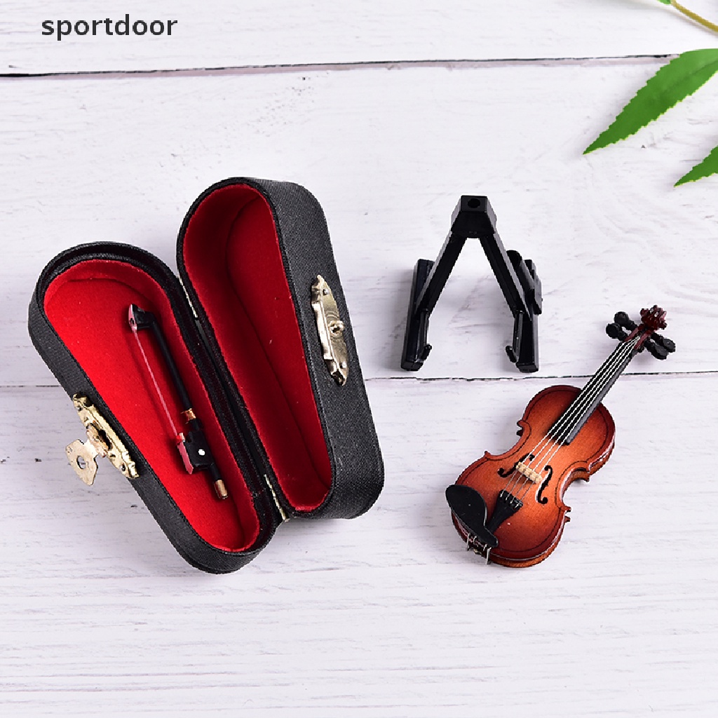 Mô Hình Đàn Violin Mini Bằng Gỗ Kèm Giá Đỡ Và Hộp Đựng | Shopee Việt Nam