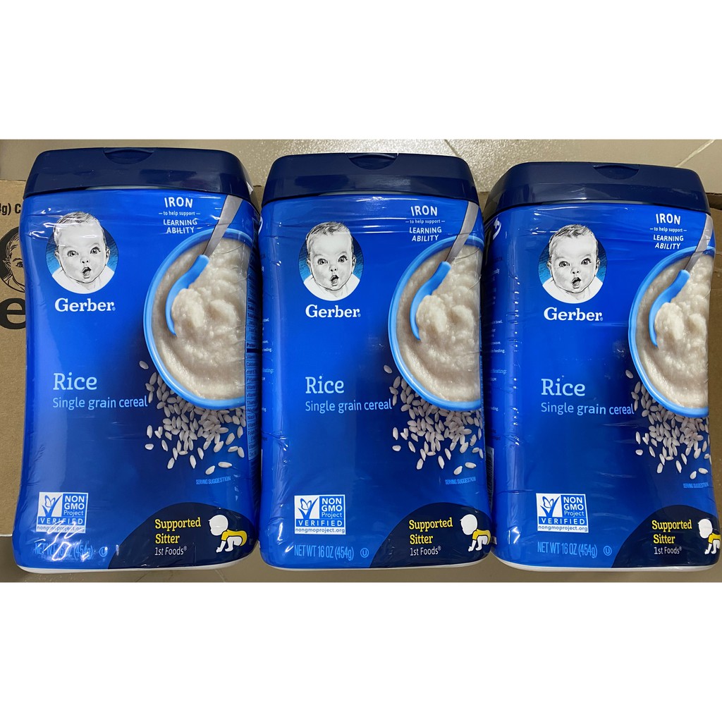 Bột ăn dặm Gerber 227g - 454g (Nhập Mỹ, date 2022) | Shopee Việt Nam
