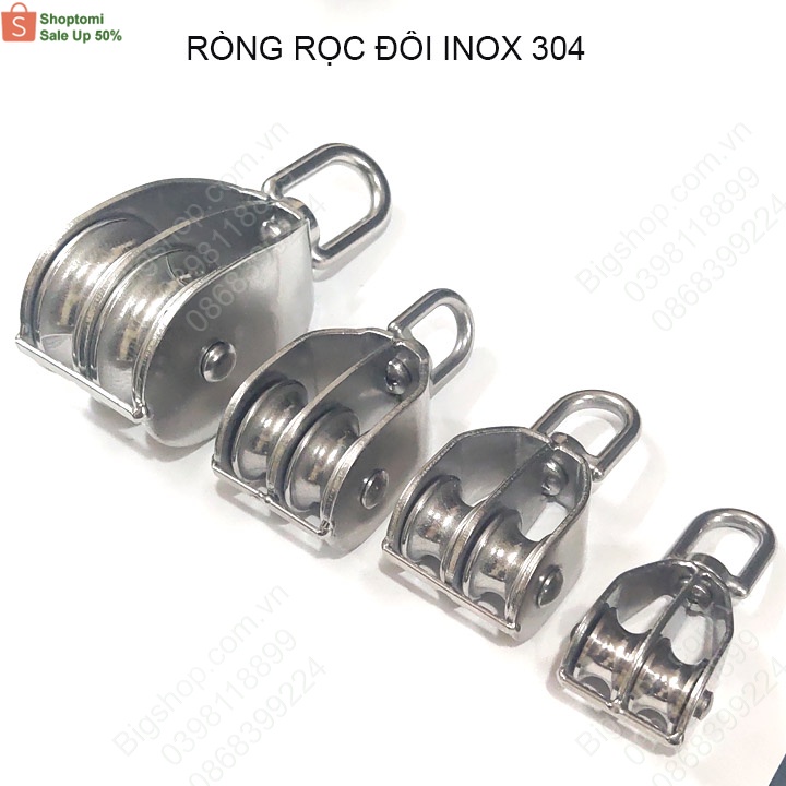 Ròng rọc đôi bằng inox 304 không gỉ kích thước M20-M25-M32-M50 tùy chọn ...