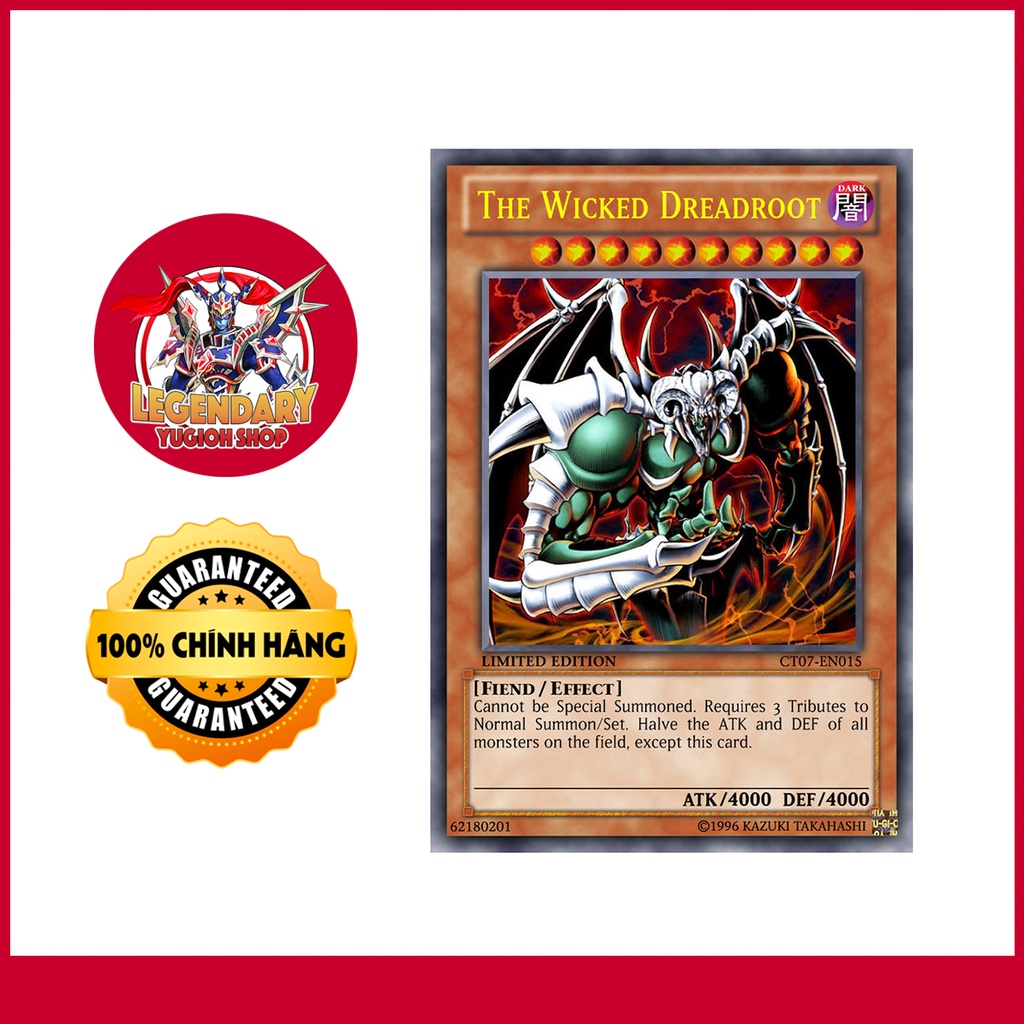 [Thẻ Bài Yugioh Chính Hãng] The Wicked Dreadroot | Shopee Việt Nam