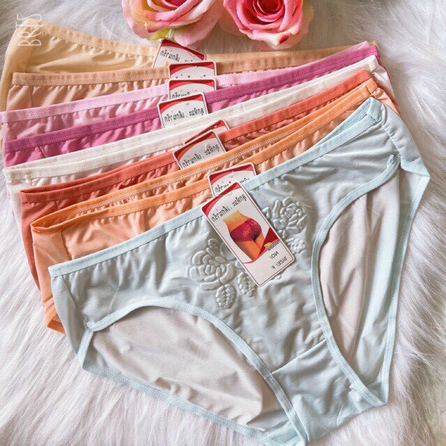 Combo 10 Quần lót nữ thun lạnh BigSize 65-80kg in 3D chất vải mền mịn ...