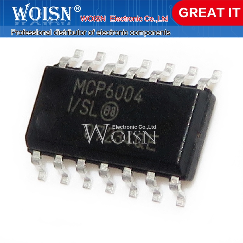 Set 10 Linh Kiện Điện Tử MCP6004-I / SL MCP6004-I MCP6004 SOP-14 MCP6004-I / ST 6004-I / ST ...