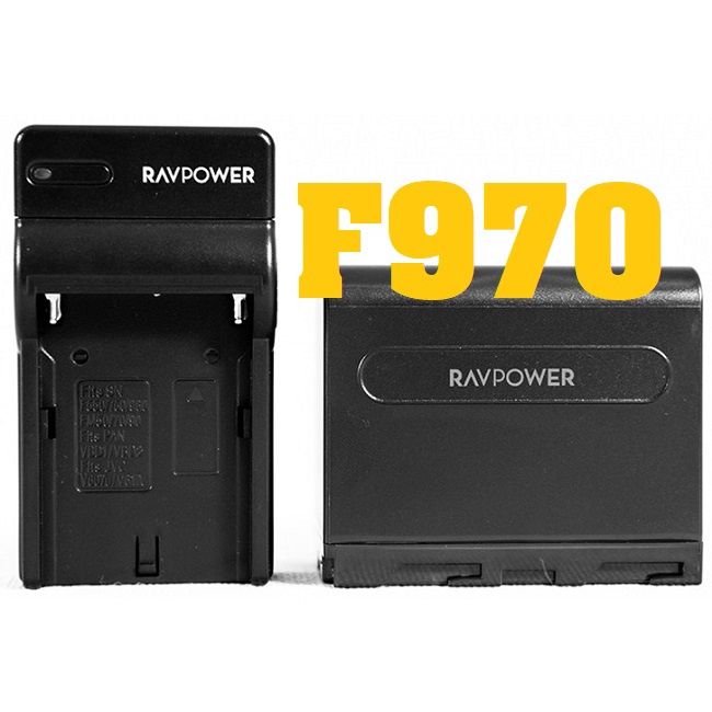 Bộ pin sạc Ravpower NP-F970 for Sony F960, F950, F550, F750, FM50, FM70 ...