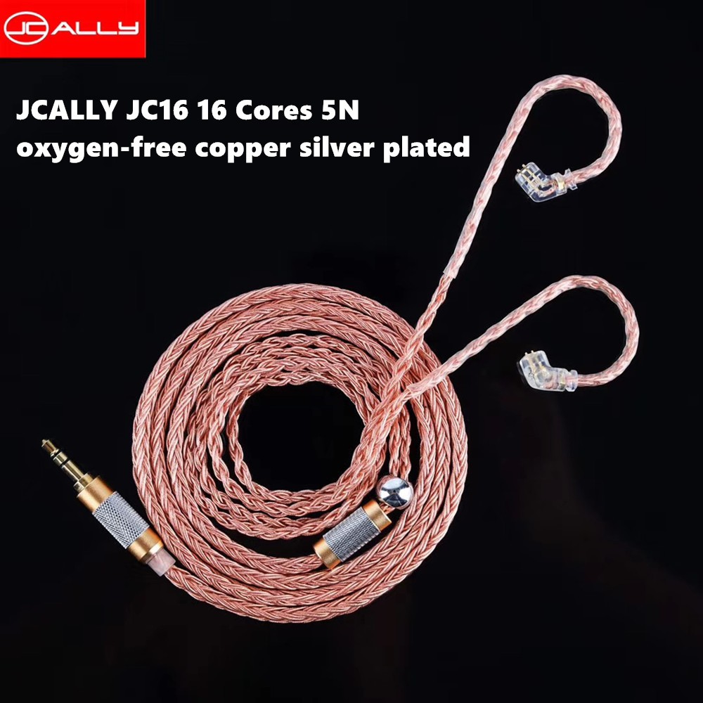 Cáp tai nghe JCALLY JC16 5N OFC 16 480 lõi 2Pin 0.78 MMCX Shure SE215 ...